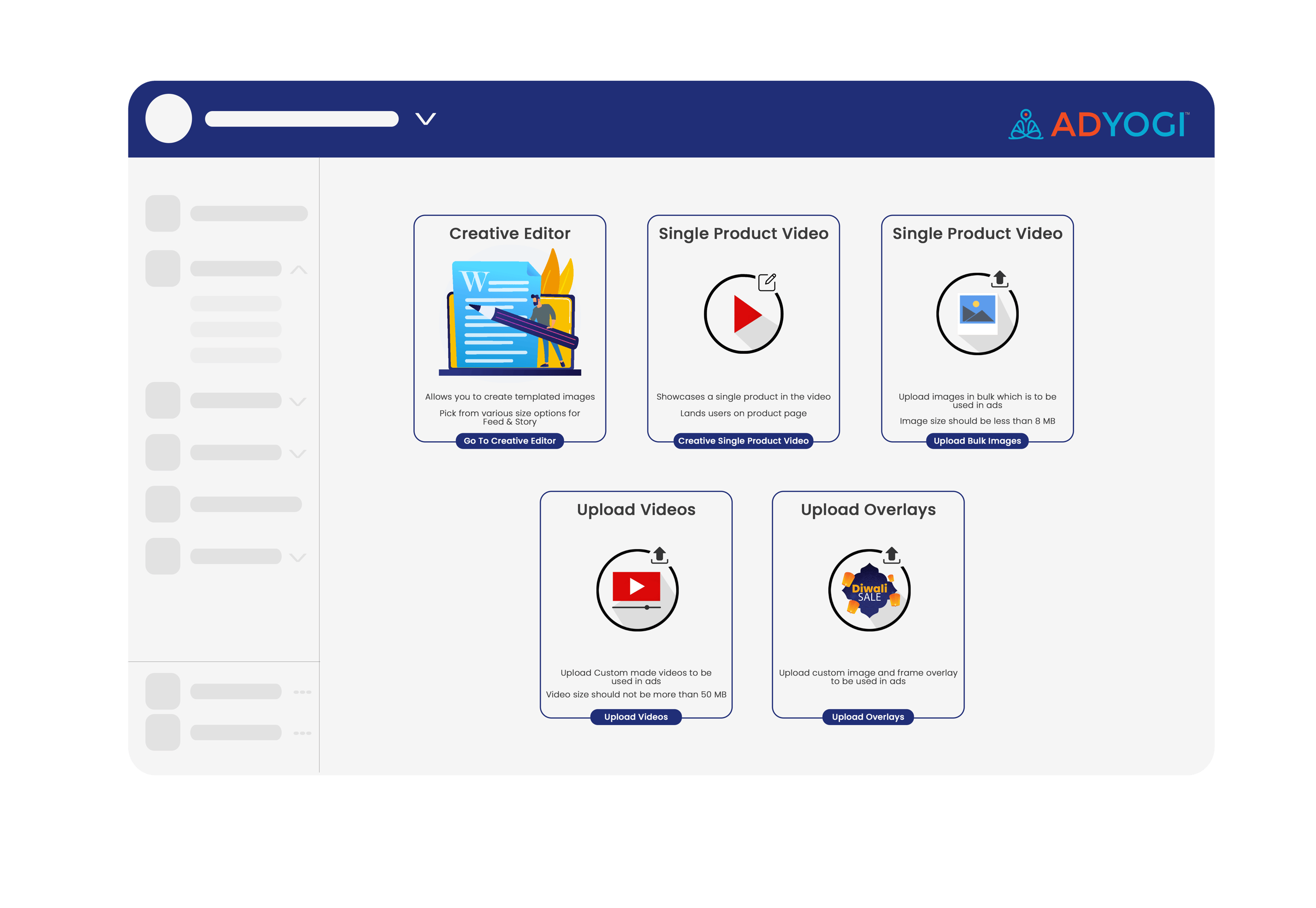 AdYogi Features: Setup your Ads